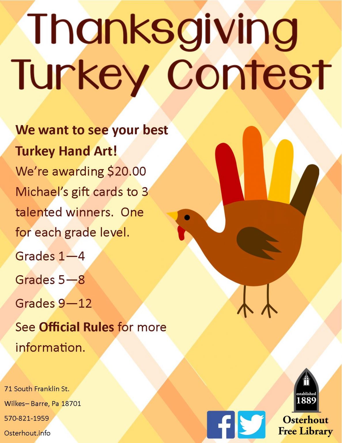turkey-contest – Osterhout Free Library