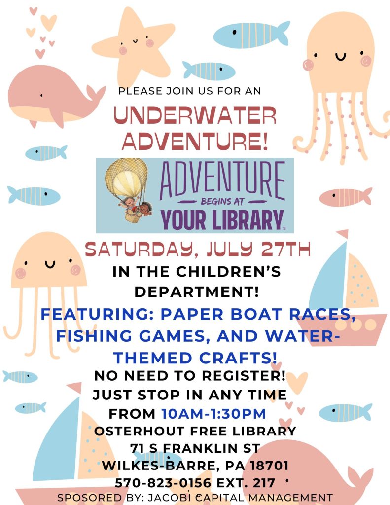 Underwater Adventure! – Osterhout Free Library