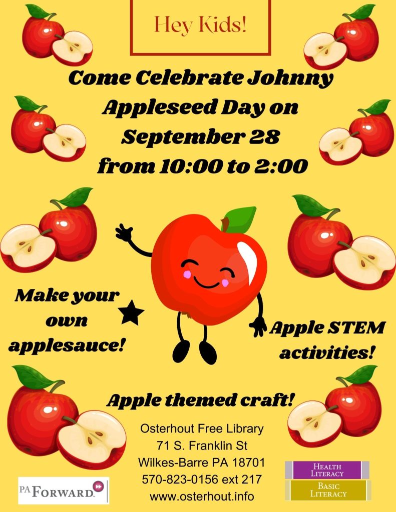 Johnny Appleseed Day! – Osterhout Free Library