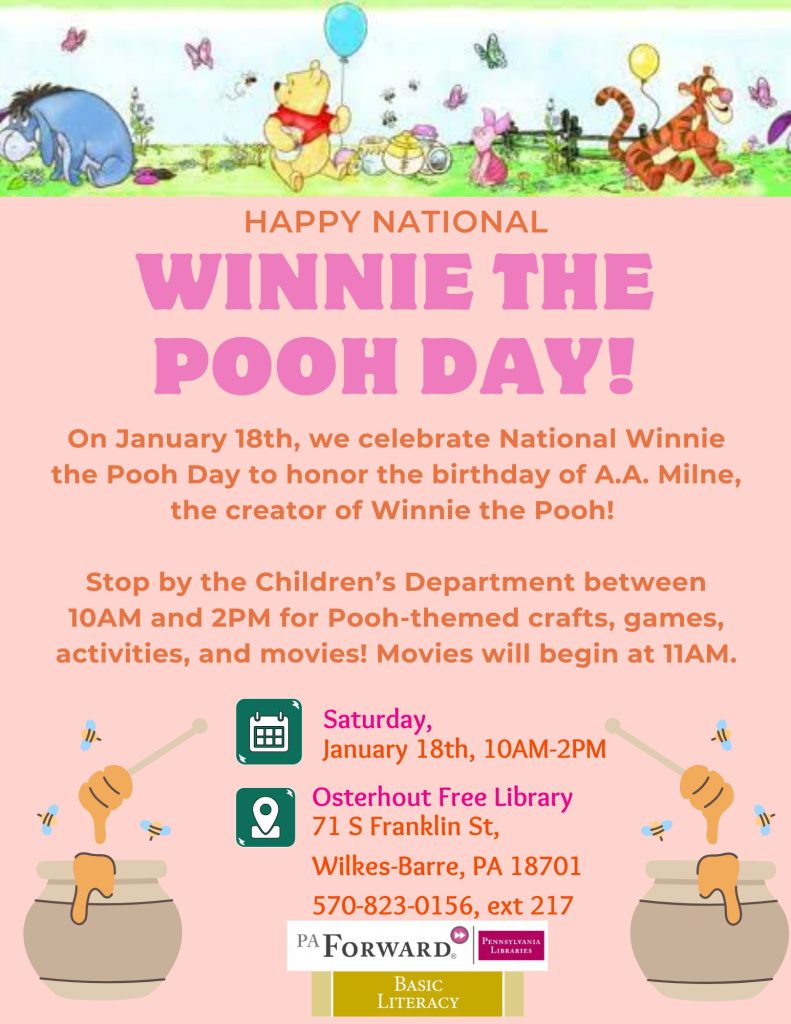 Winnie the Pooh Day – Osterhout Free Library